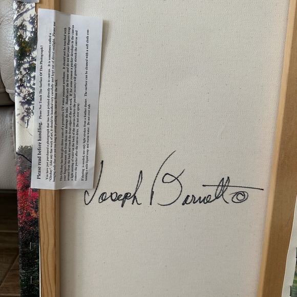 Art | Original Art Fall Leaves Signed By Joseph Barnett Photograph On ...